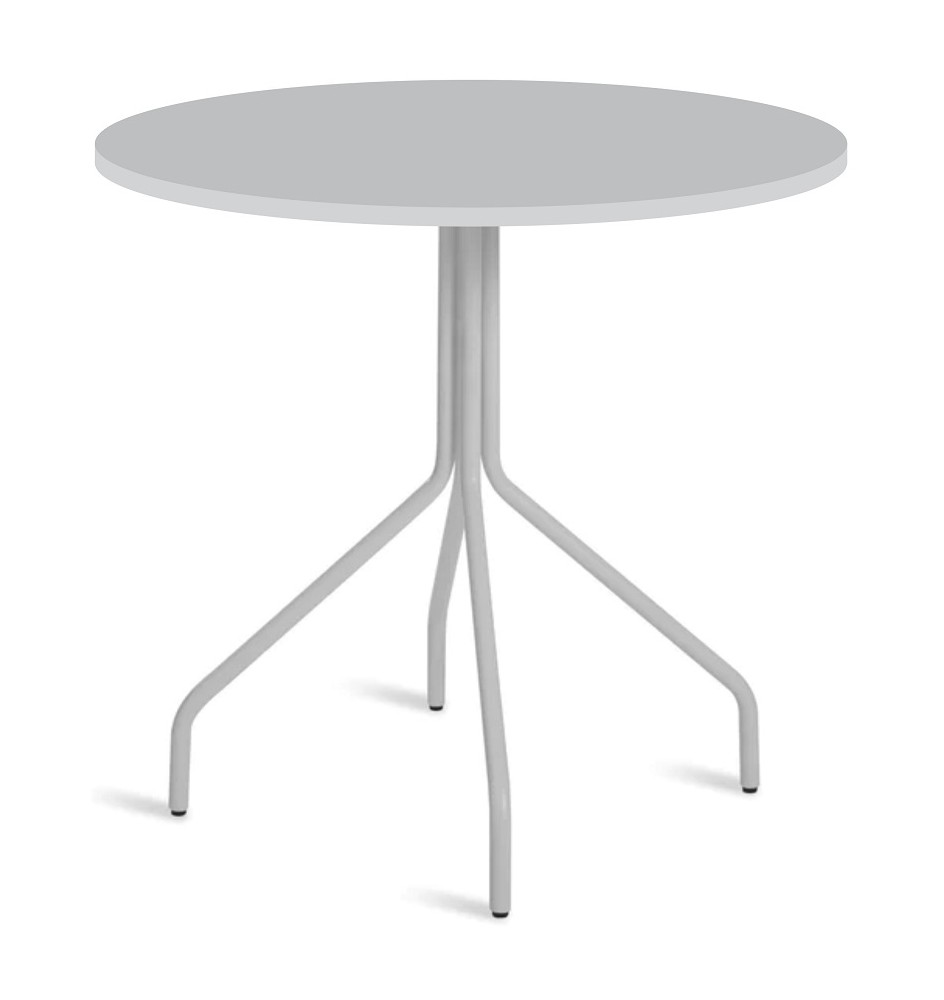 Mesa Elia Redonda 80cm mesas para restaurantes en metal cubierta formica